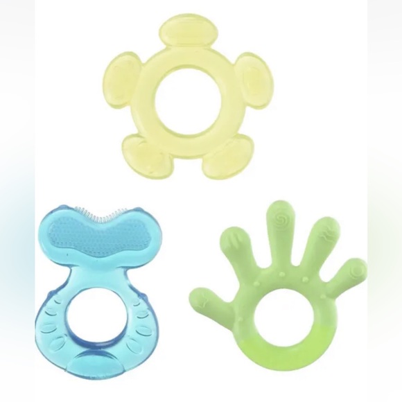 Toys | Nuby Soothing Teethers 3m 3 Step Teether Set Baby Boy Soothes ...